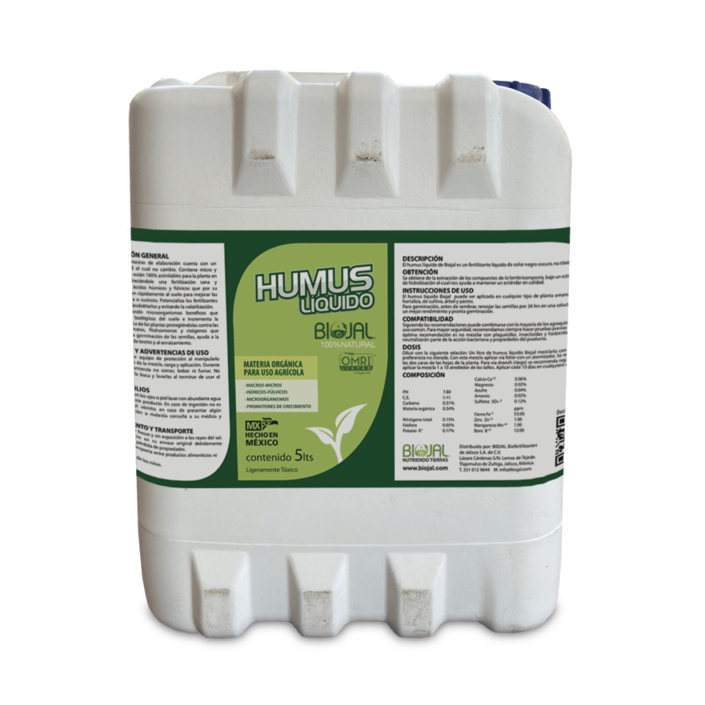 Humus líquido – Biojal